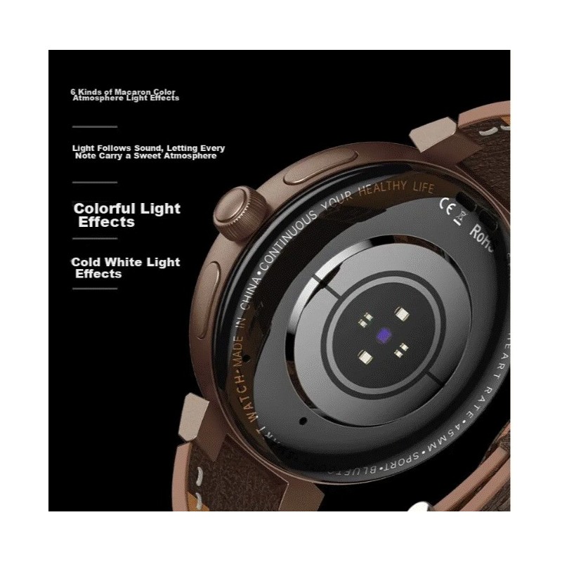 Reloj aigo V2 GT Monitoreo Salud Negro